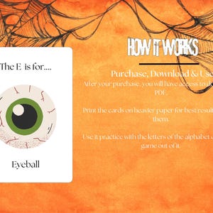 Digital ABC Halloween Flashcards for Kids Fun Letter Learning Phonics ...
