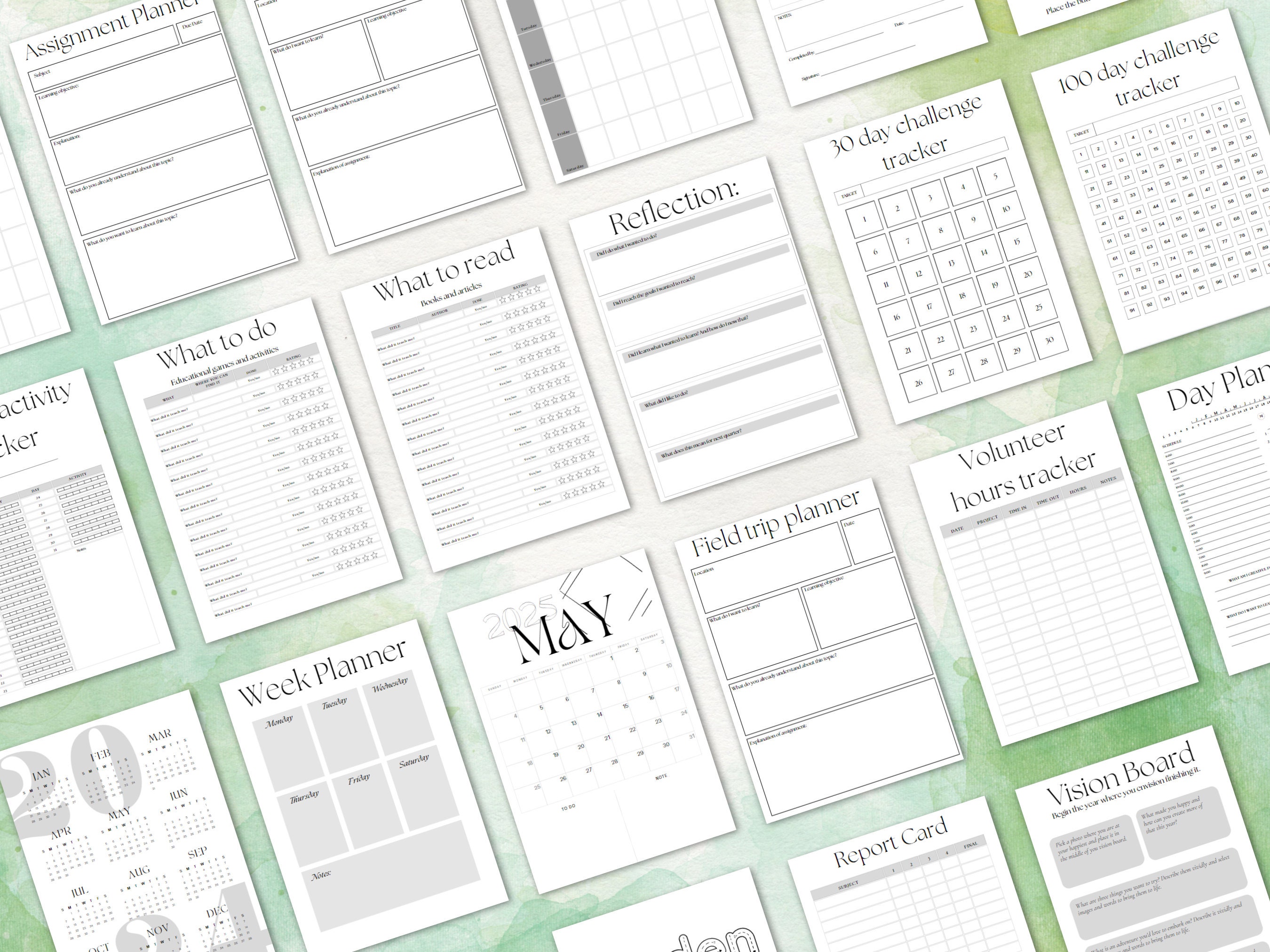 Printable Ultimate Editable Homeschool Planner Structured Support for ...