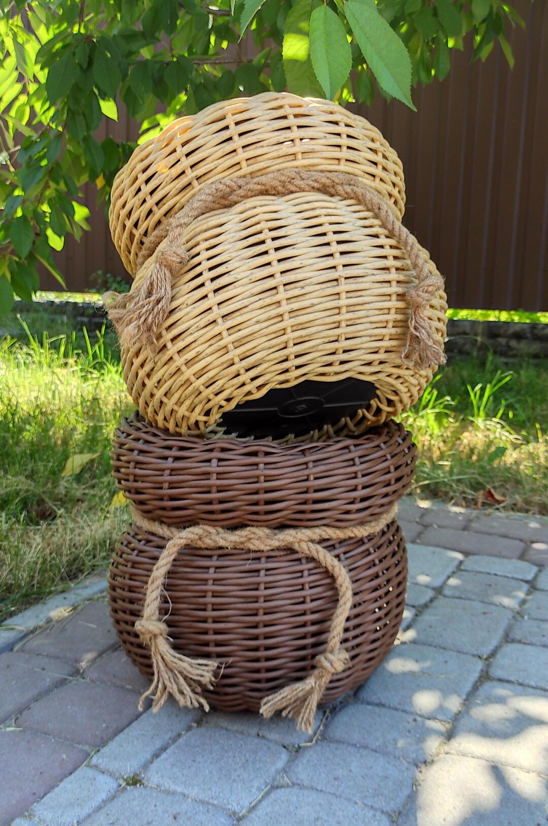 Flower Pot Wicker Pots , Large Pot , Rattan Pots , Blossom Pots Garden ...