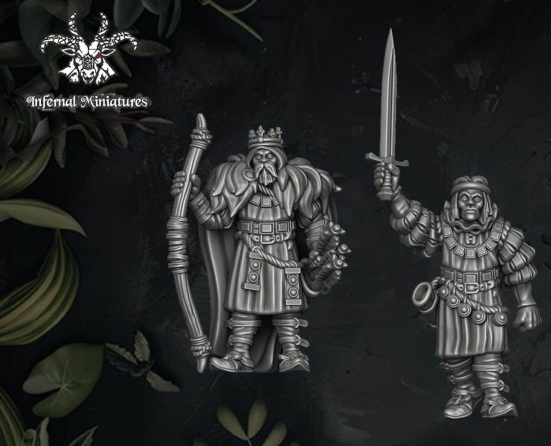 The Royal Hunt - the King - Oldhammer 28mm Fantasy Wargame 3D Infernal ...