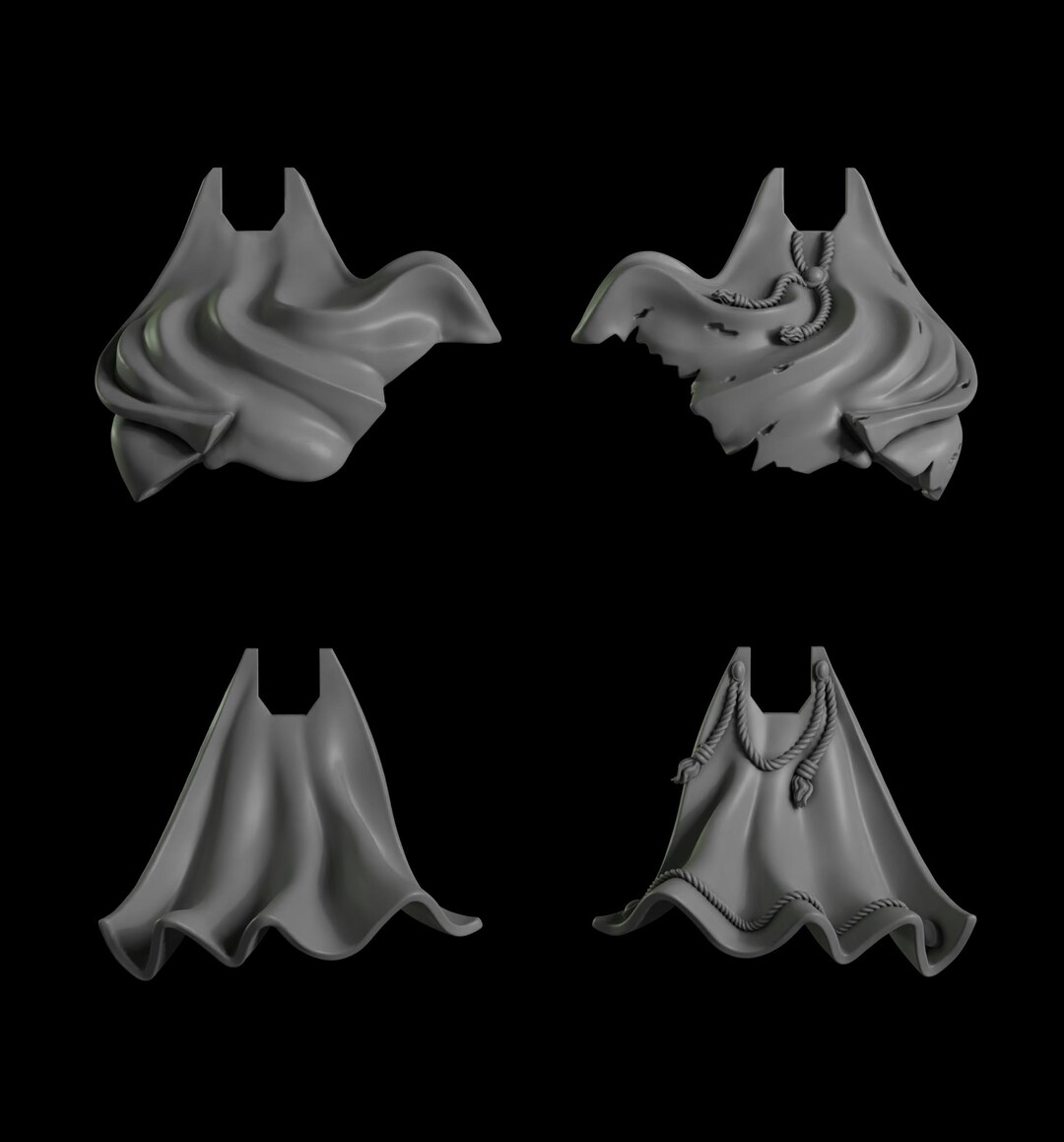 Cloak Capes Set X8 Scifi Space Warriors Wargame SM Scaled Heroic 32mm ...