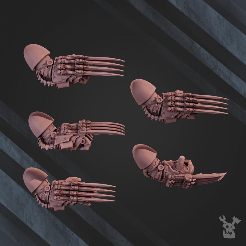 40k Lightning Claws - Etsy