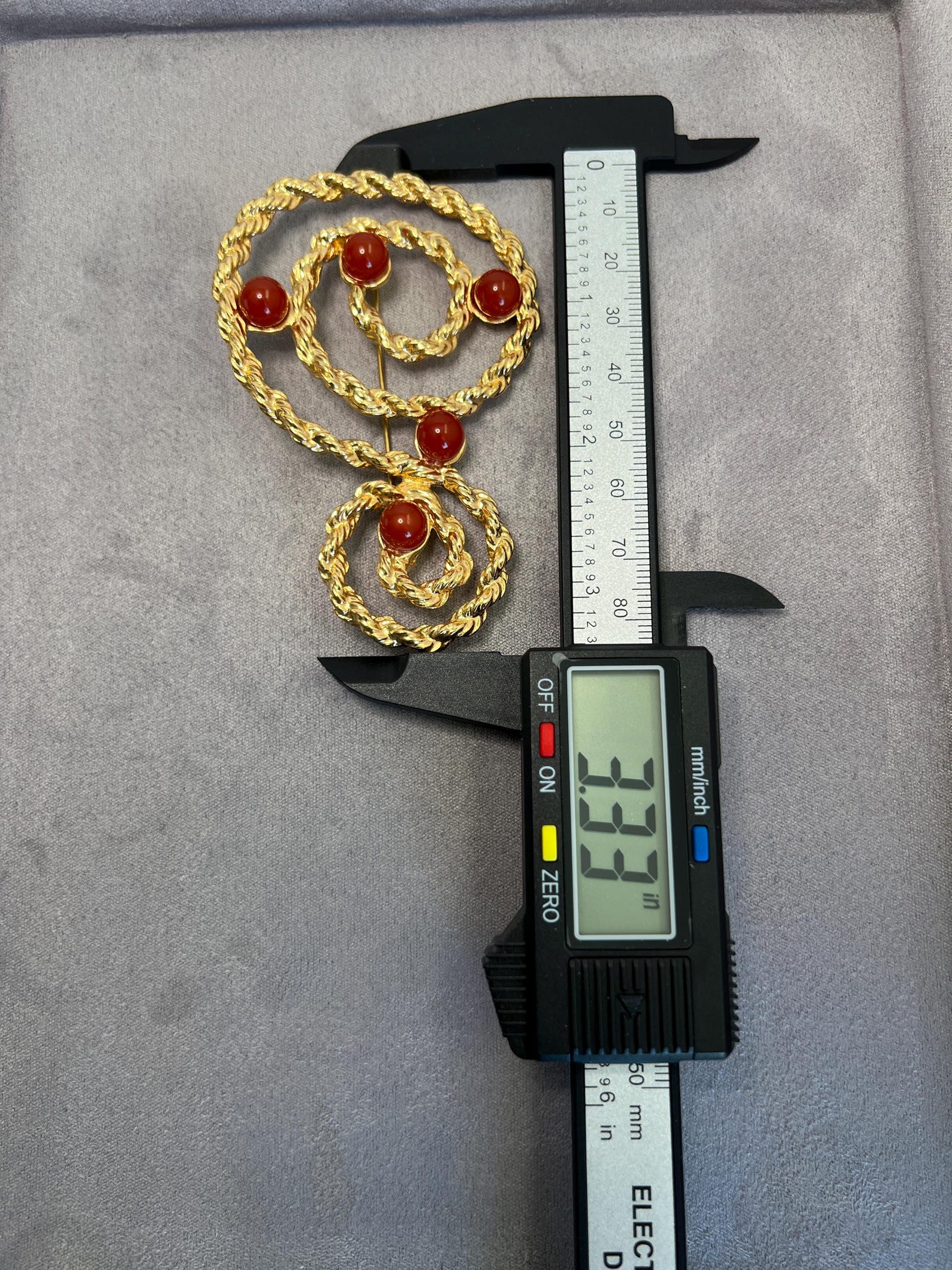 Large Vintage Signed Avon Gold Rope /musical Note Theme Brooch Pin Faux ...