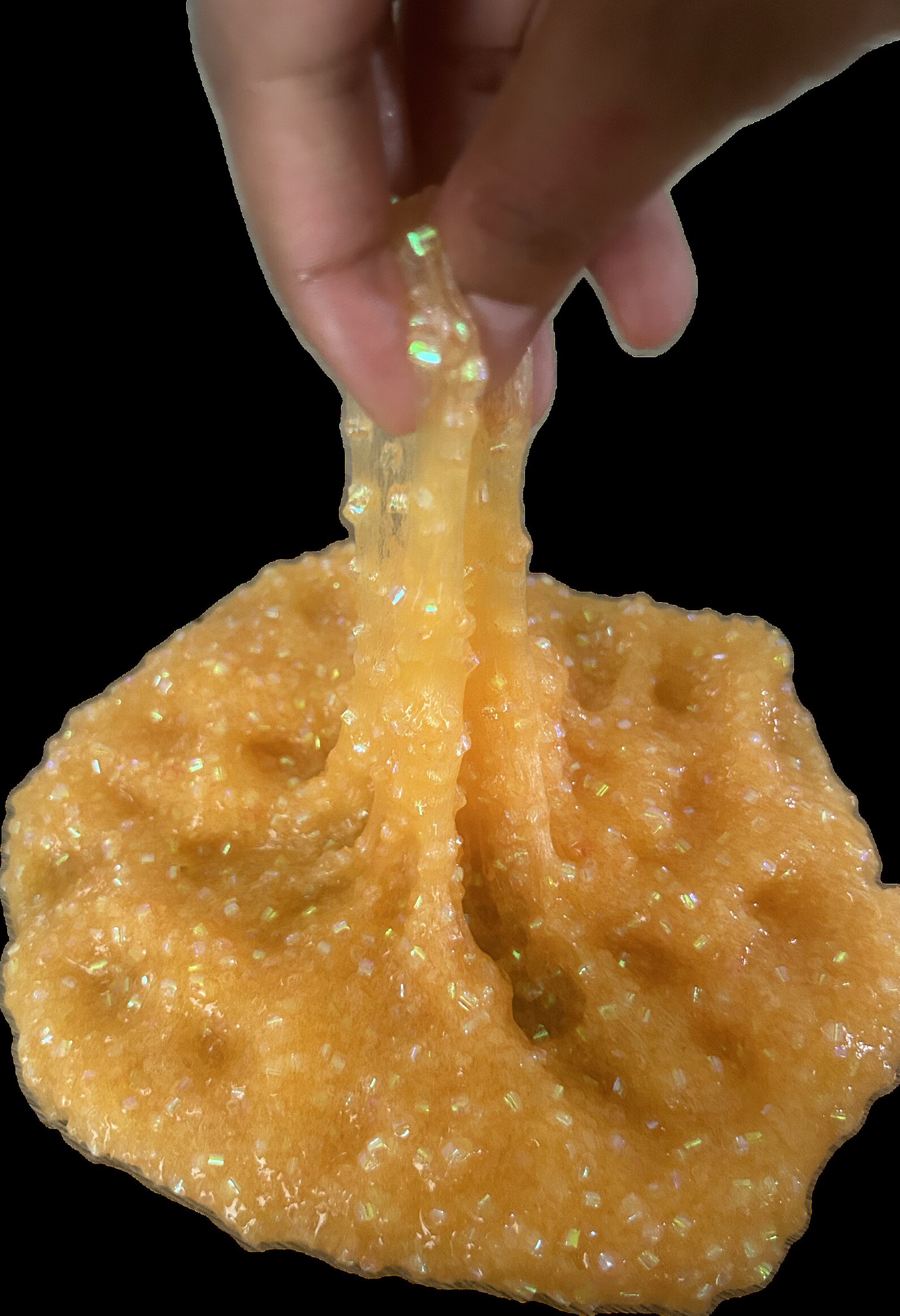 Smashed Pumpkin/bead Slime/ Crunchy Slime/ Orange/ Halloween Slime - Etsy