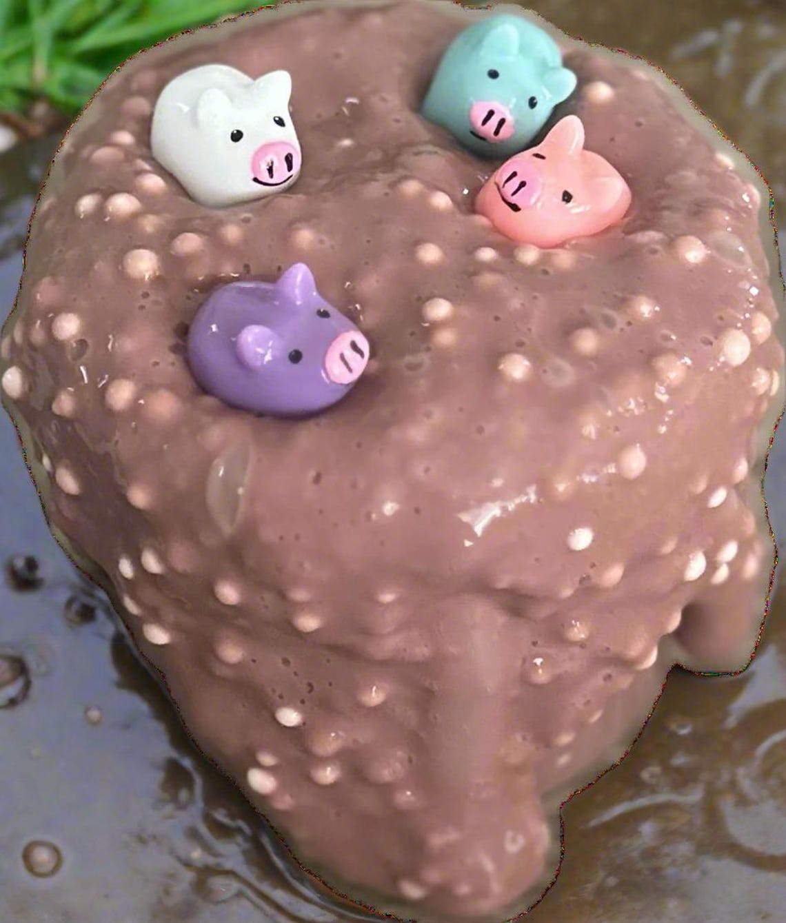 Mud Bath/foam Slime/ Scented Chocolate/ Pig Charms/ Crunchy Slime ...