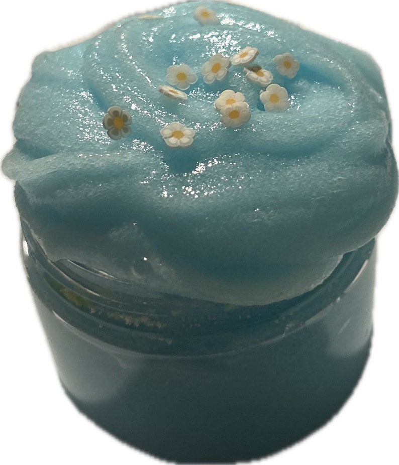 Blue Crystal icee Slime/includes Charms/blueberry Scented/squishes ...