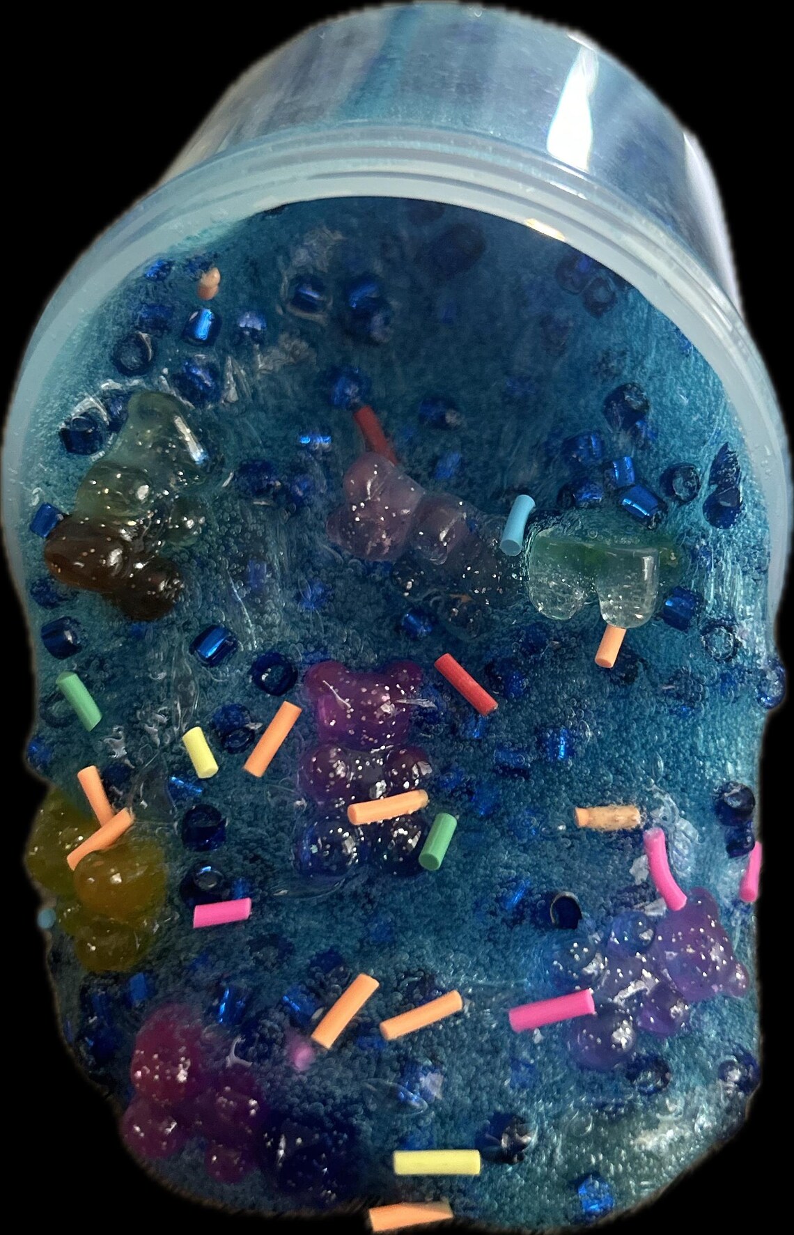 Gummybear Overload/crunchy Slime/ Pops/ Gummy Bear Charms/ Sprinkles ...