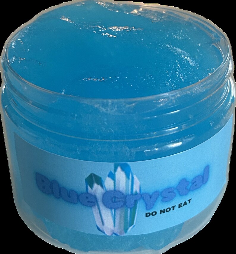 Blue Crystal icee Slime/includes Charms/blueberry Scented/squishes ...