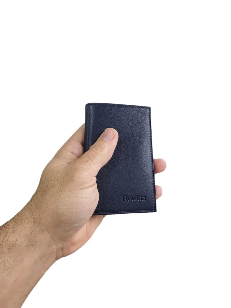 Card Wallet-genuine Leather Bifold Wallets- %100 Leather -top Quality ...