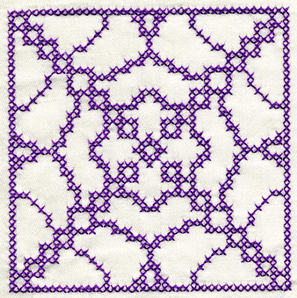 Set of 20 Cross Stitch Squares - Machine Embroidery Design - Etsy
