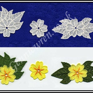 FSL Primrose Set - Machine Embroidery Designs - Etsy