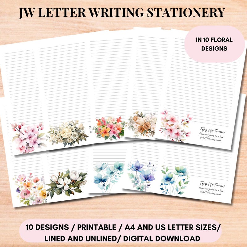 Jw Letter Writing - Etsy