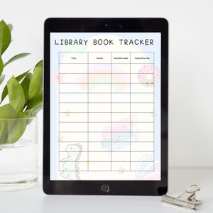 Fun Kids Reading Tracker Printable Reading Log, Instant Download - Etsy