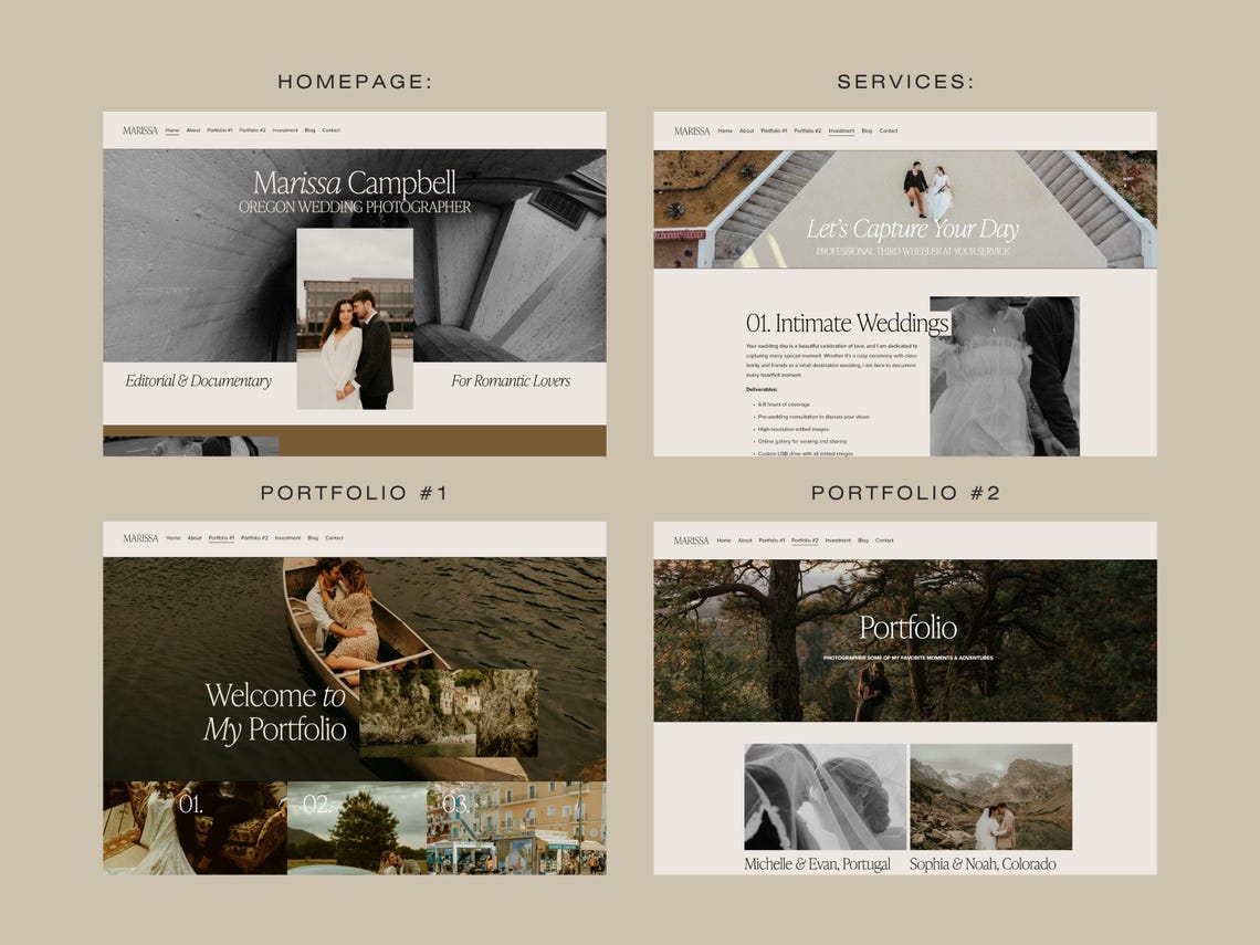 Squarespace Website Template for Photographers Squarespace Photography ...