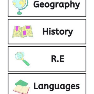 Editable Subject Labels | Customisable Classroom Labels | Printable ...