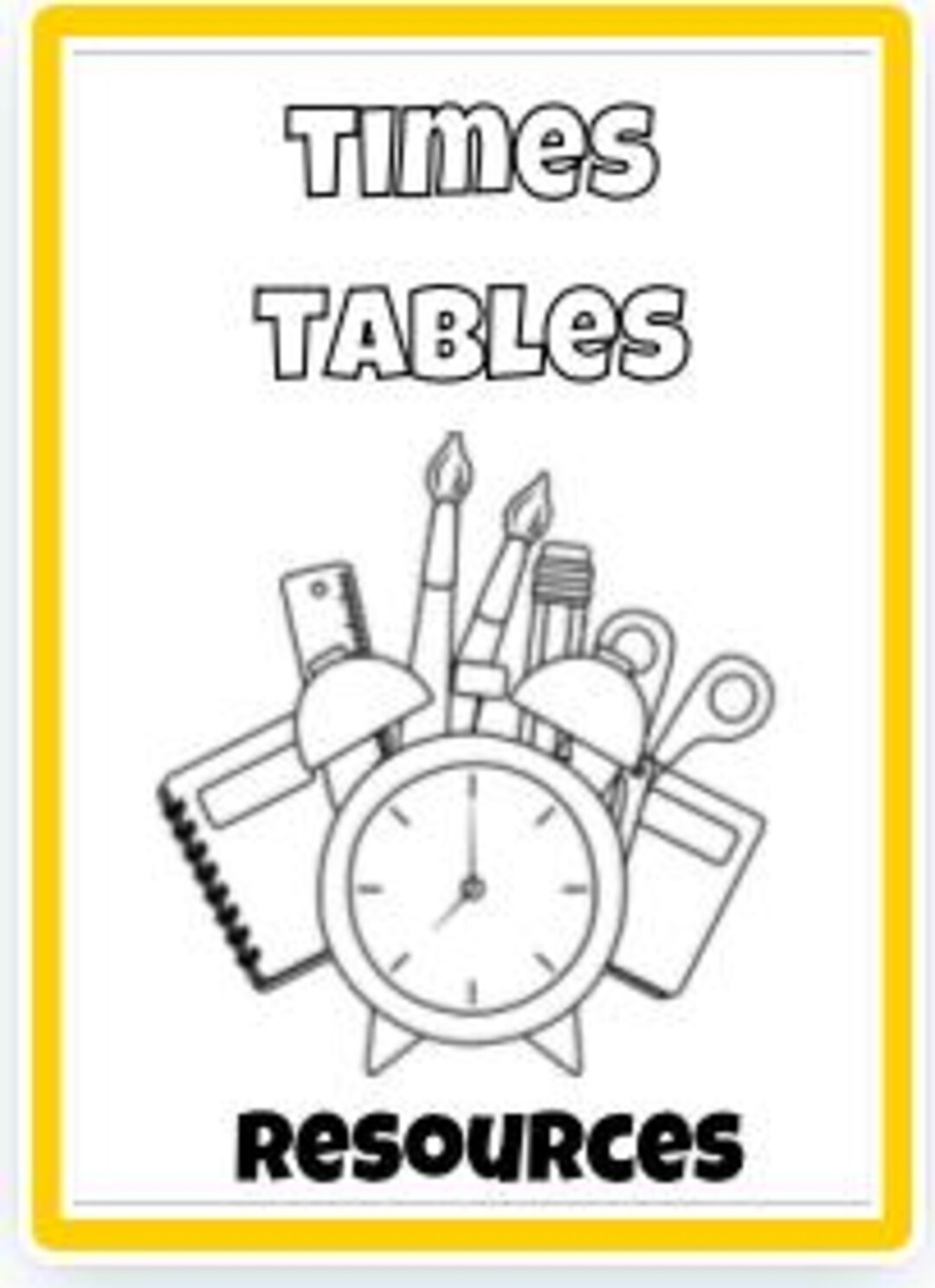 Ultimate Times Tables Practice Pack 15 Weeks of Times Table Drills ...