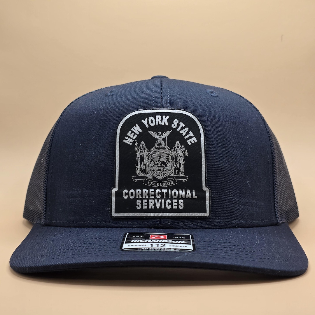 NYSDOCCS Leather Patch Hat | Richardson 112 - Etsy