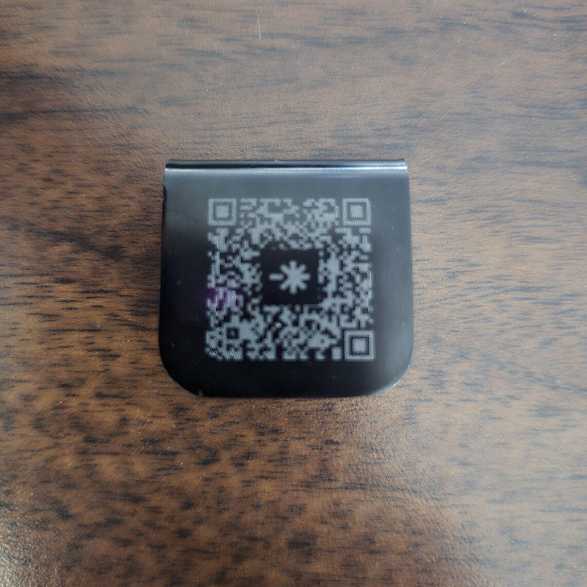 Custom QR Code Hat Brim Clip – Laser Engraved, Build Your Brand - Etsy
