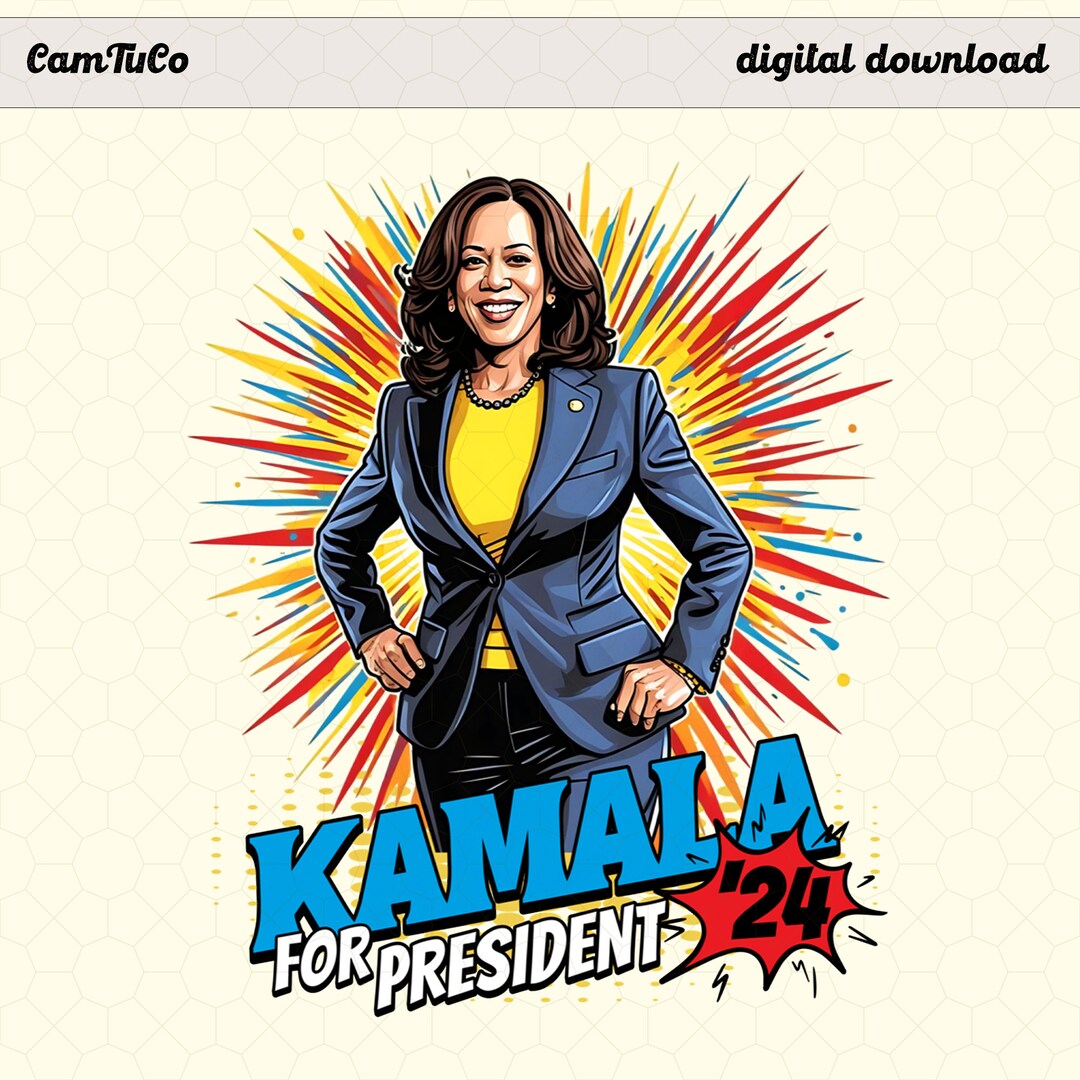 Kamala Harris 2024 Madam President Hero Pride Female Png, Elections Png ...