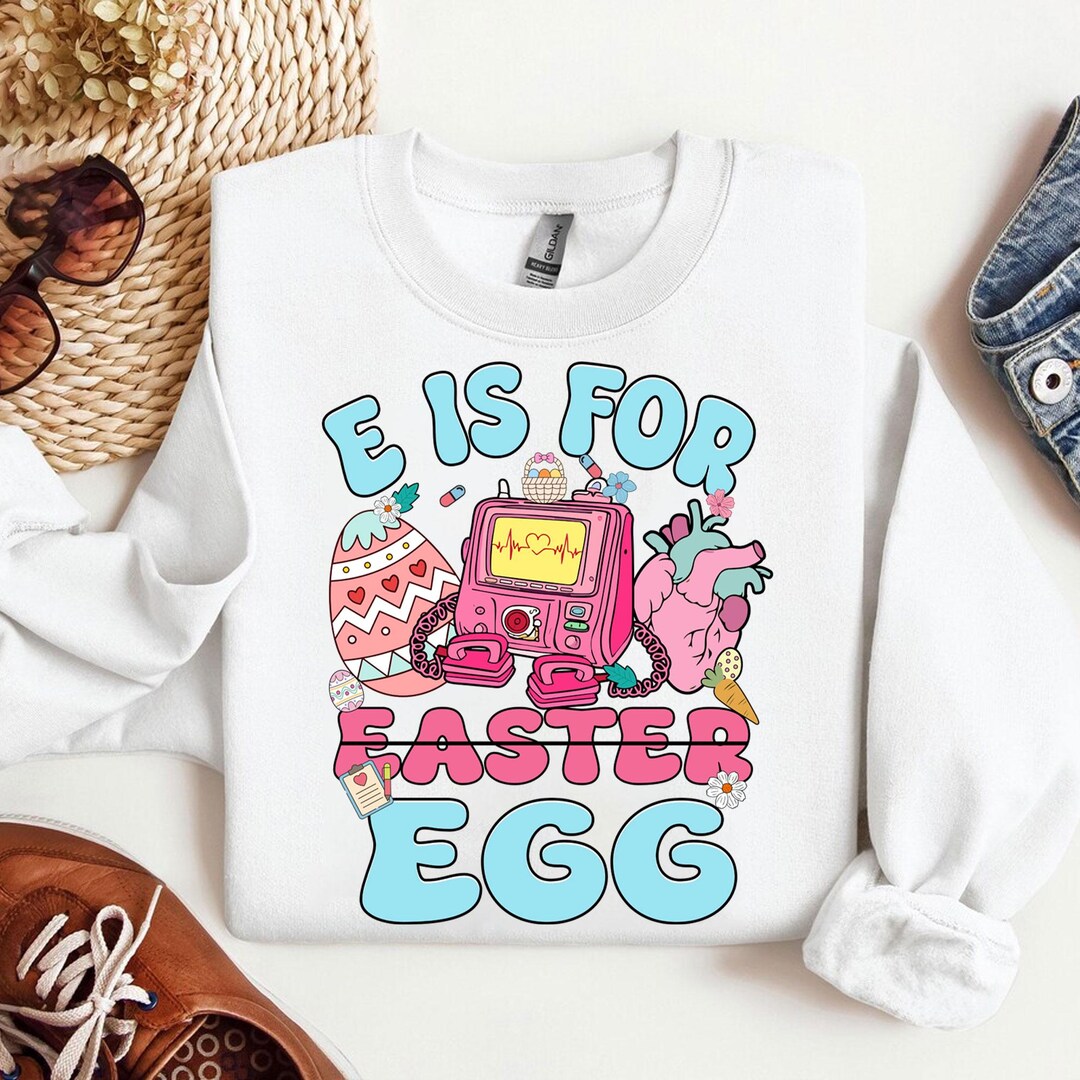 Ecg Nurse Easter Png, E is for ECG Png, Nursing Student Png, Ekg Tech ...