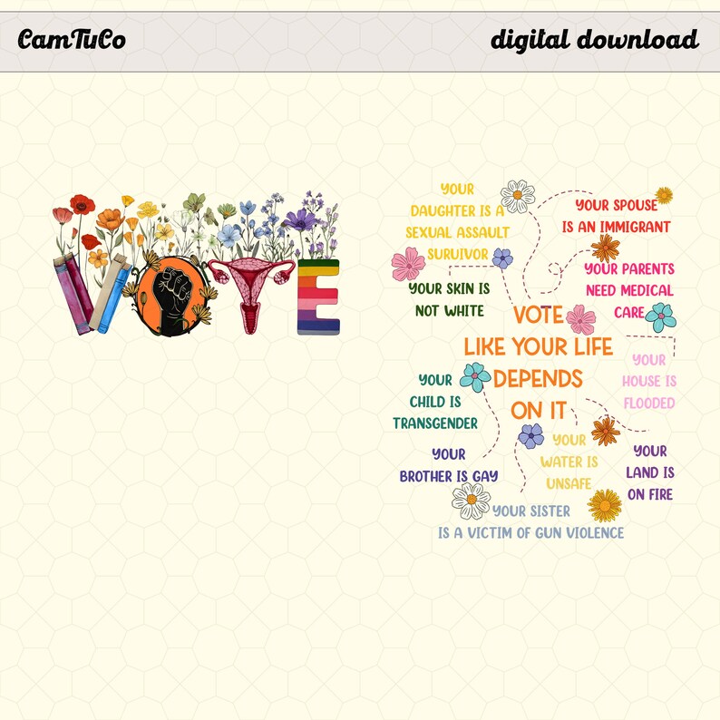 Vote Like Ruth Sent You PNG File, Election 2024, Empowering Political ...