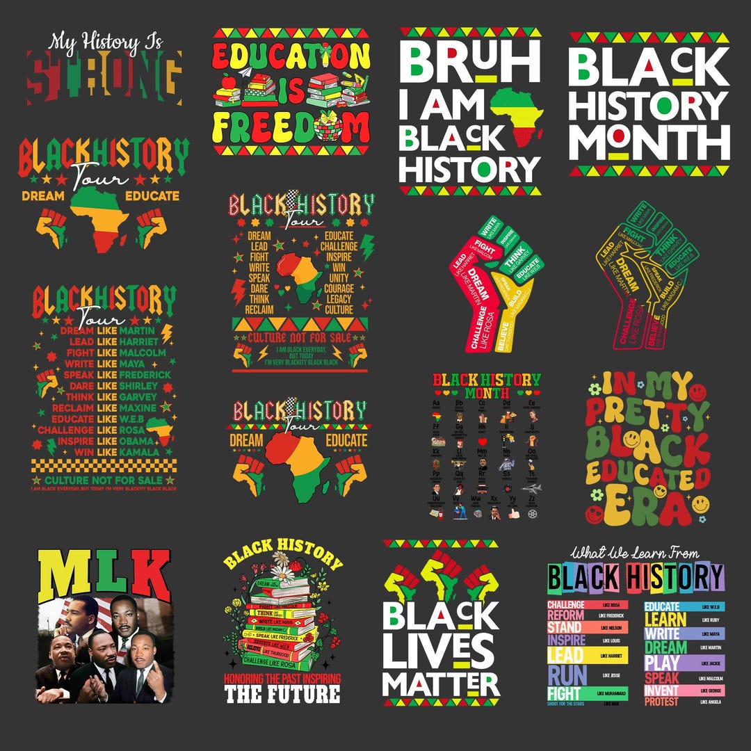 70+ Black History Month Png Bundle, Juneteenth Png Bundle, Black People ...