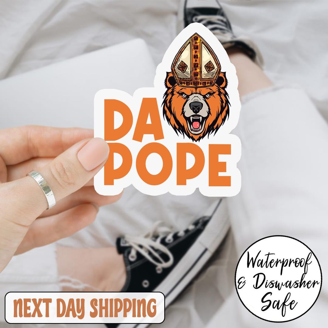 Da Pope Pope Leo XIV Sticker/car Magnet, From Chicago to the Vatican ...