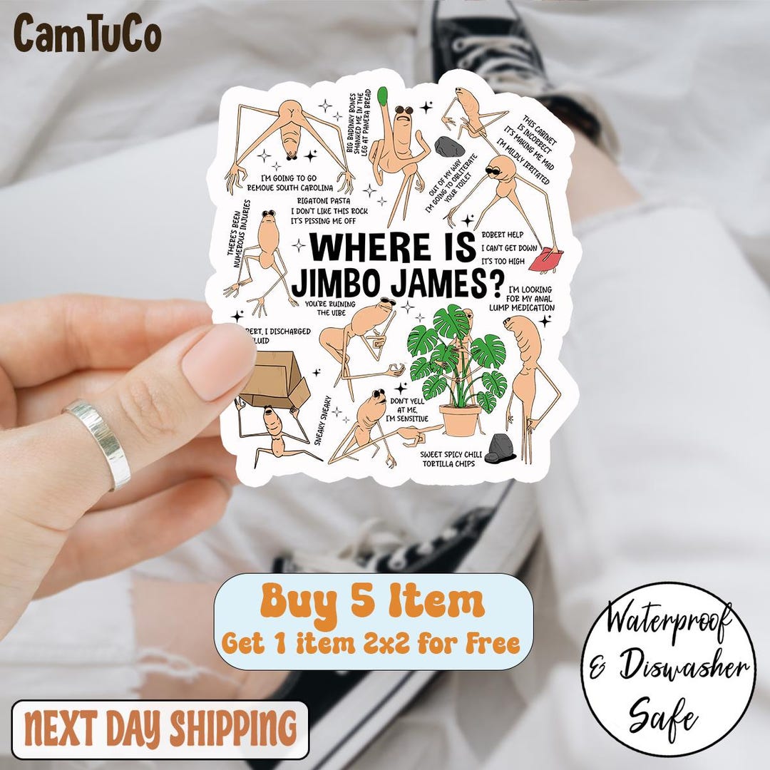 Marcus the Worm Sticker, Funny Meme Vinyl Decal, I Don’t Like This Rock ...