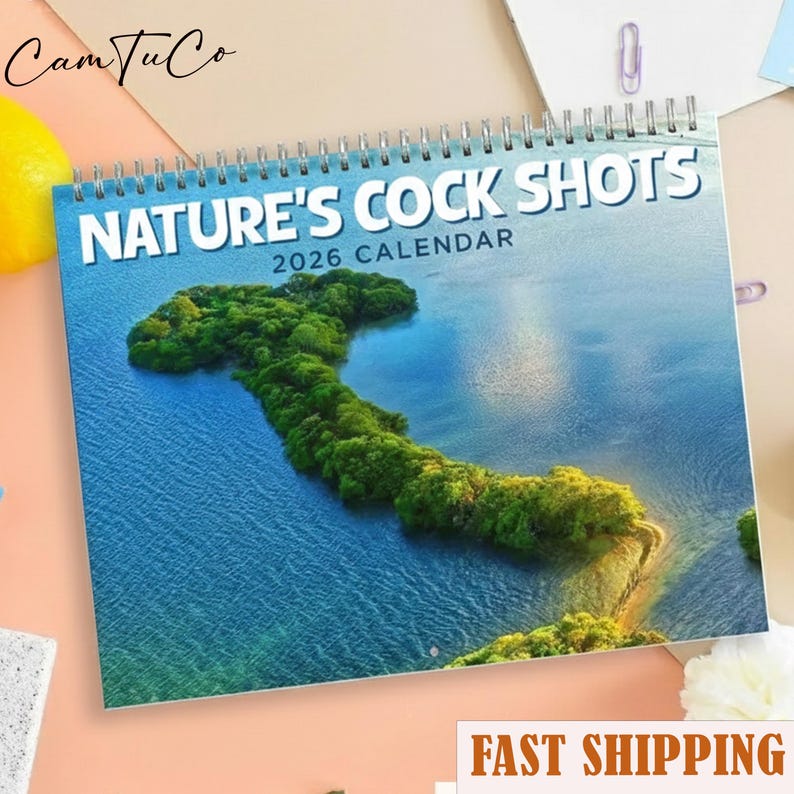 Natural 2026 Calendar, Adult Humor Wall Calendar, Funny Cheeky Mature ...