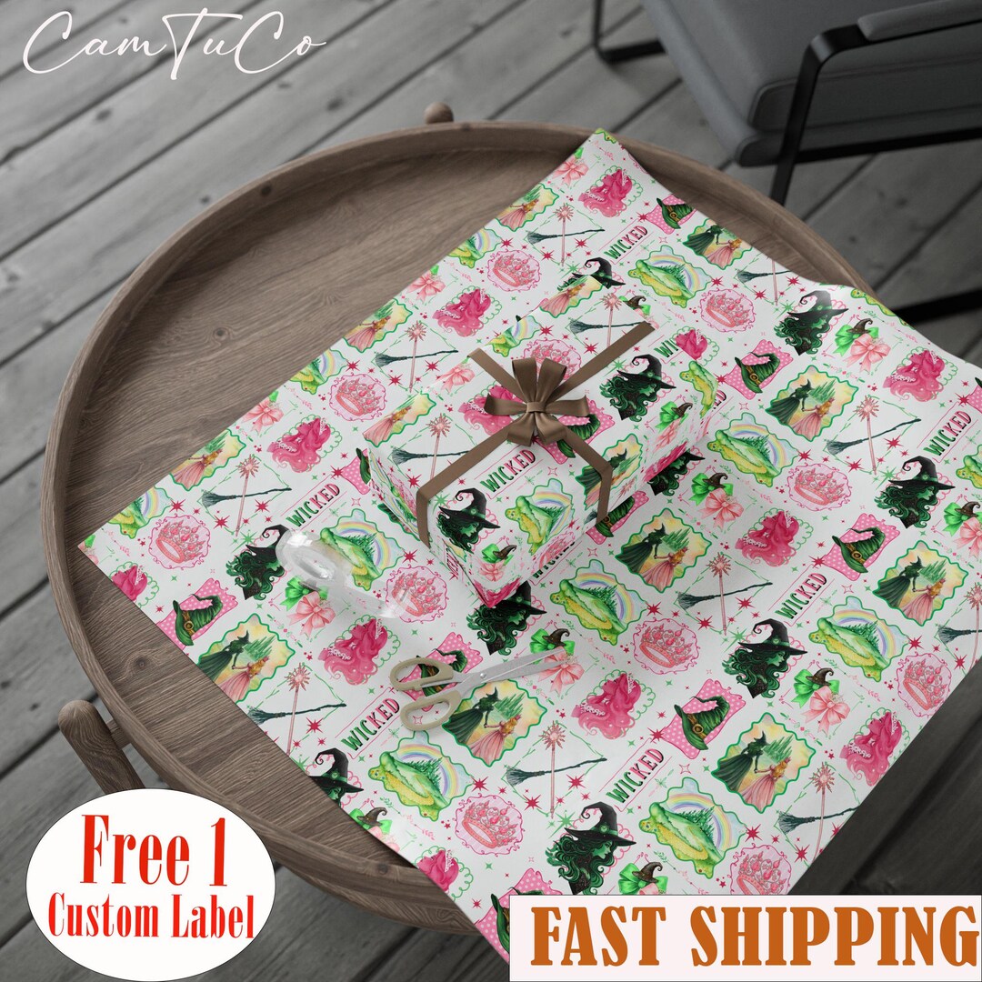 Wicked Wrapping Paper, for Good Wrapping Paper, Changed for Good ...