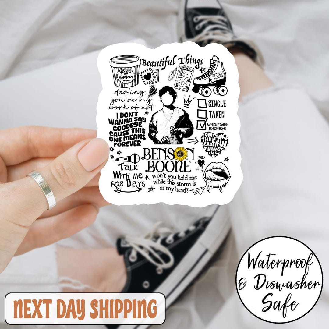 Moonbeam Ice Cream Sticker, America Tour 2025 Concert Sticker, Moonbeam ...