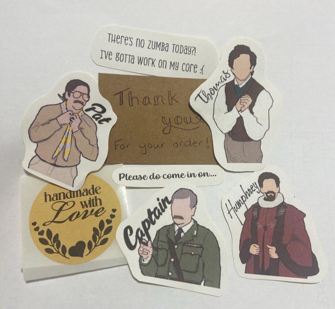 BBC Ghosts Stickers Mystery Bundle - Etsy