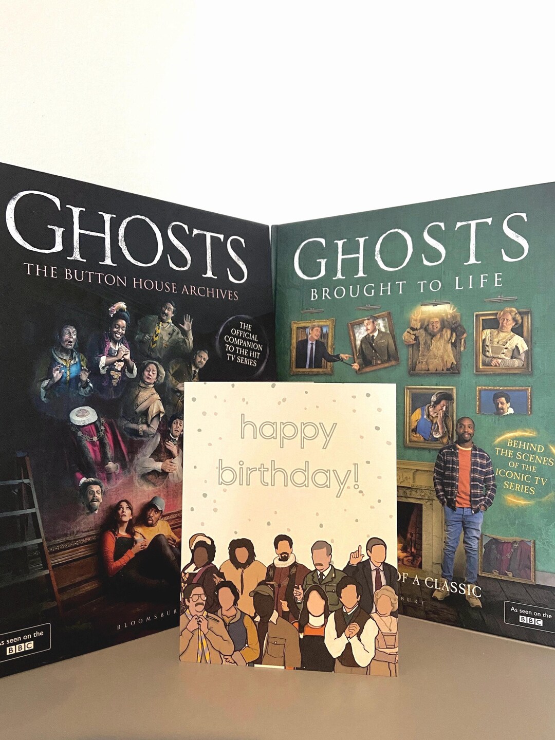 BBC Ghosts Character Birthday Card - Etsy