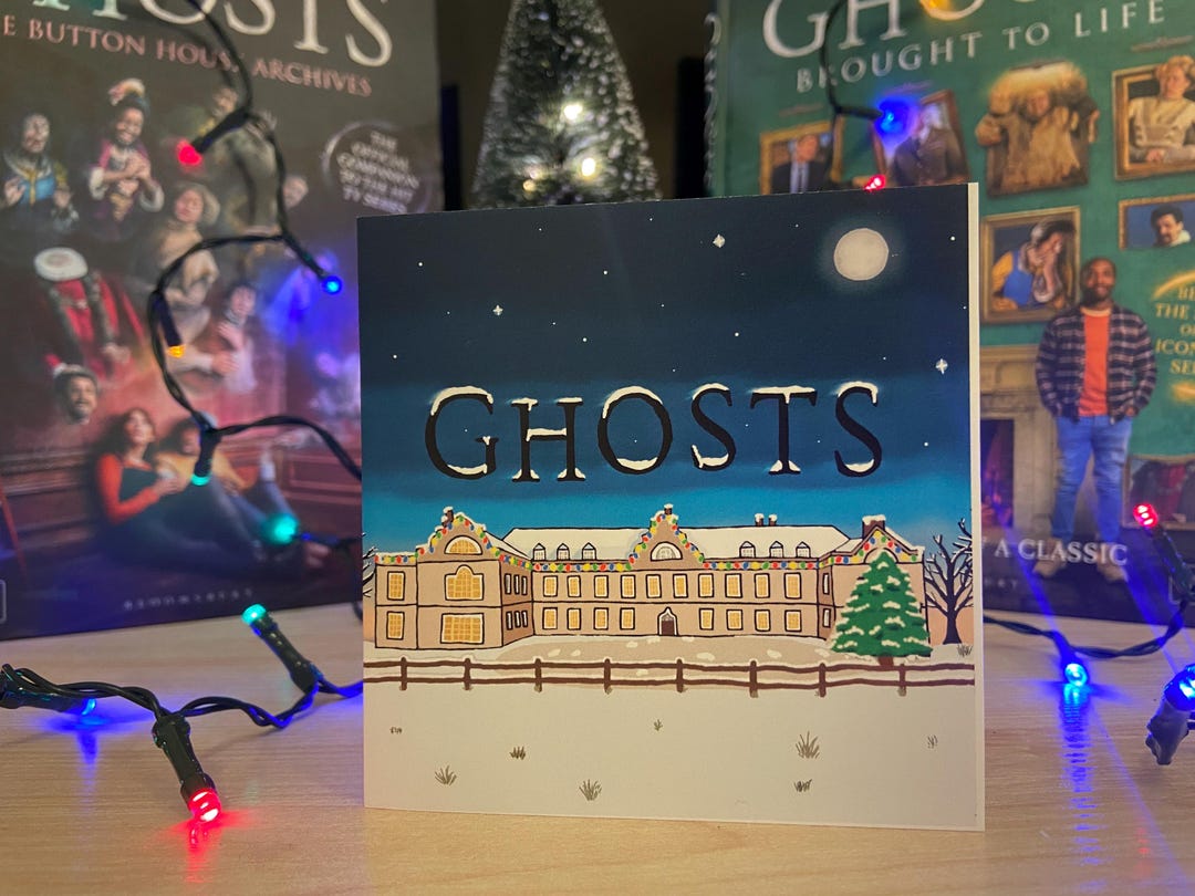 BBC Ghosts Christmas Card - Etsy