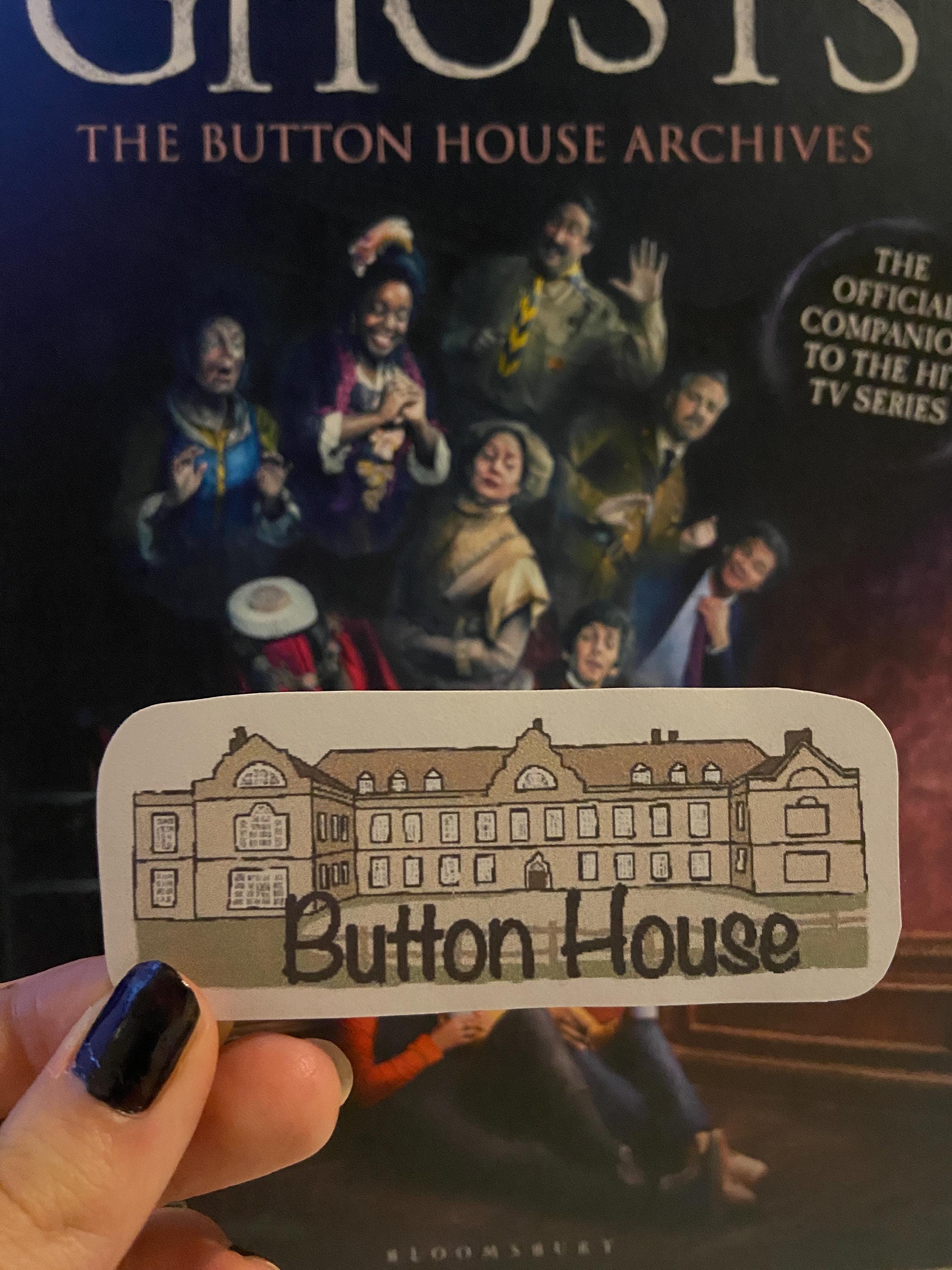 BBC Ghosts Button House Sticker - Etsy