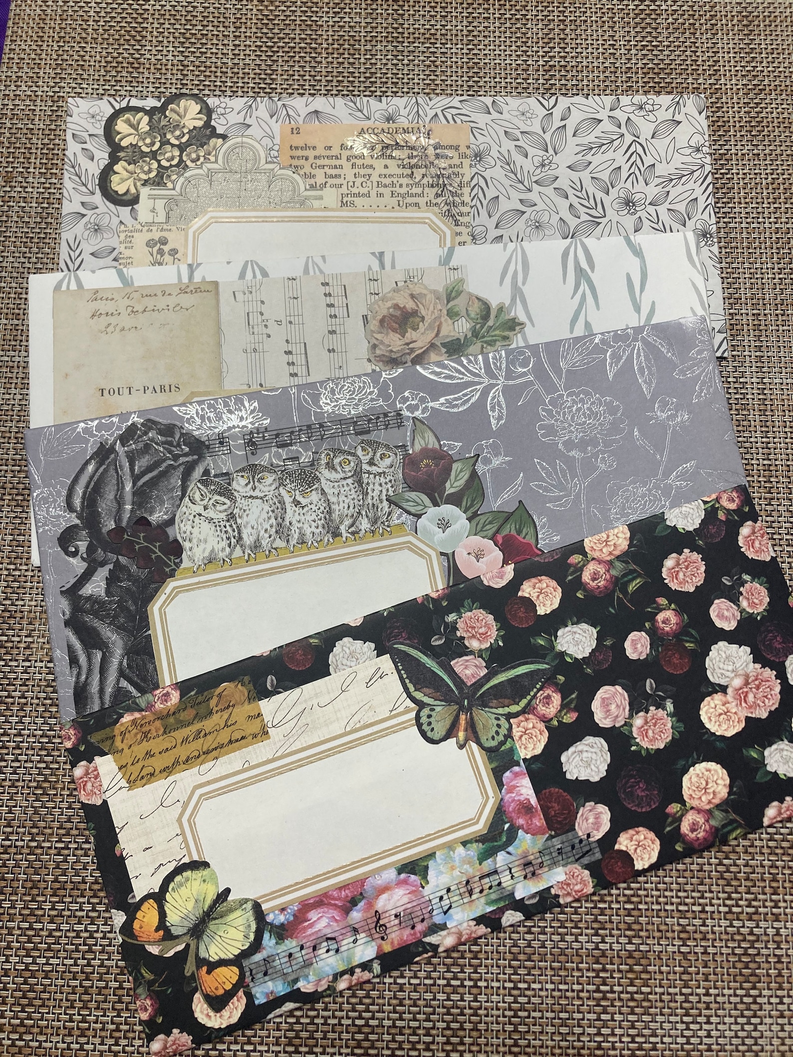 Beautiful Unique Handmade Envelopes Perfect for Gifts, Mailing, and ...
