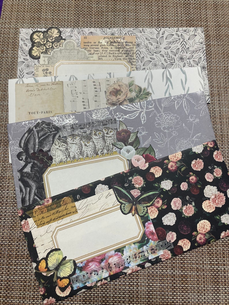 Beautiful Unique Handmade Envelopes Perfect for Gifts, Mailing, and ...
