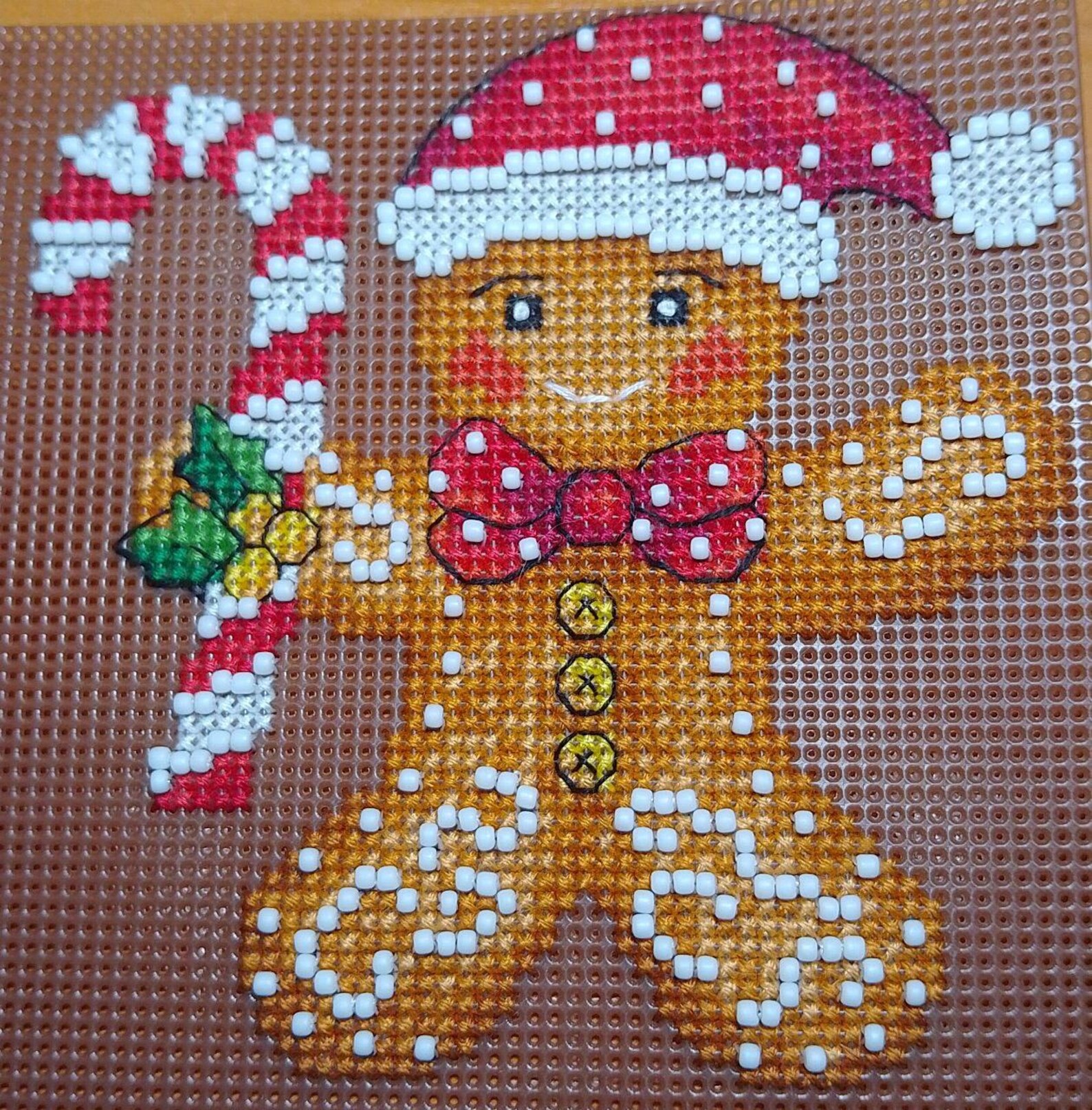 Gingerbread Man Cross Stitch Pattern: Christmas Winter Design (PDF ...