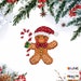 Gingerbread Man Cross Stitch Pattern: Christmas Winter Design (PDF ...