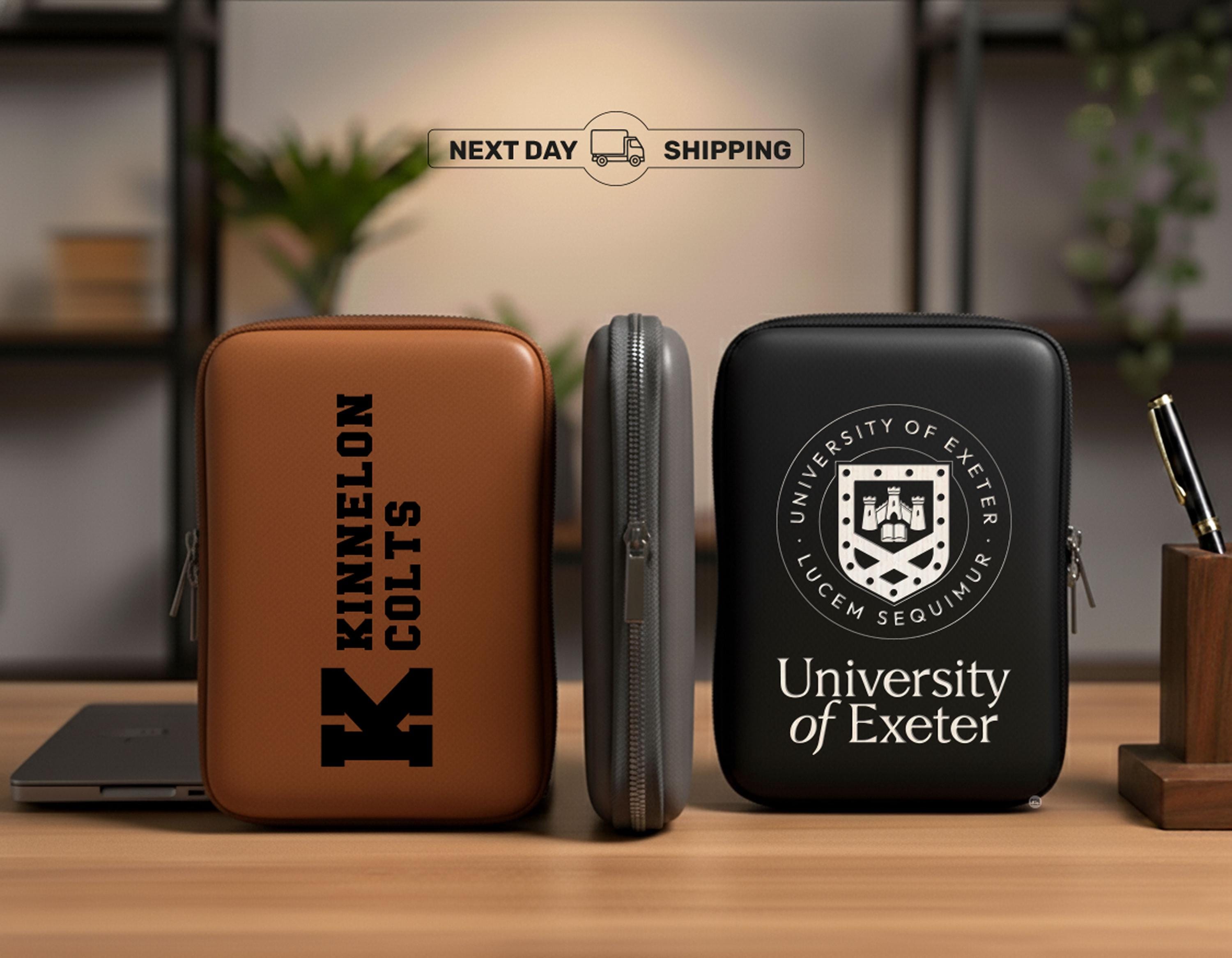 Personalized Leather Cord Case, Custom Company, School or Hospital Logo ...