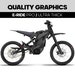 E-ride Pro Graphics Kit, CAMO E-ride Decals, Eride Pro Wrap, Eride Pro ...