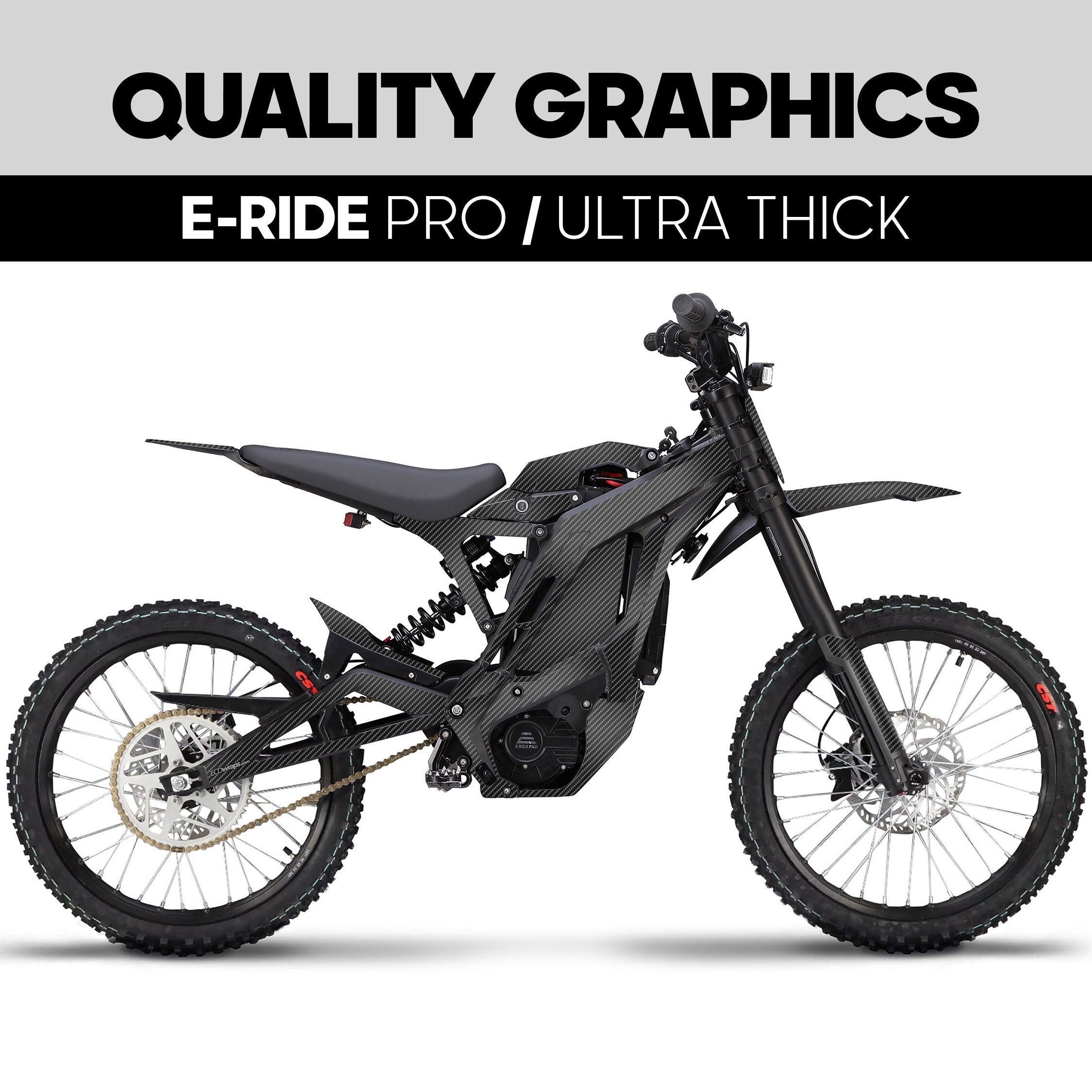 E-ride Pro Graphics Kit, CAMO E-ride Decals, Eride Pro Wrap, Eride Pro ...