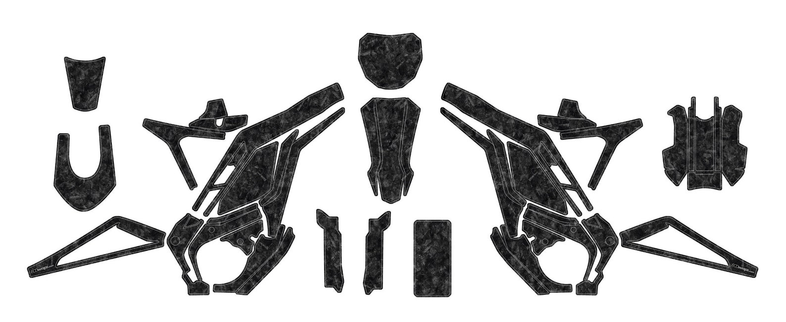 E-ride Pro Graphics Kit, CAMO E-ride Decals, Eride Pro Wrap, Eride Pro ...