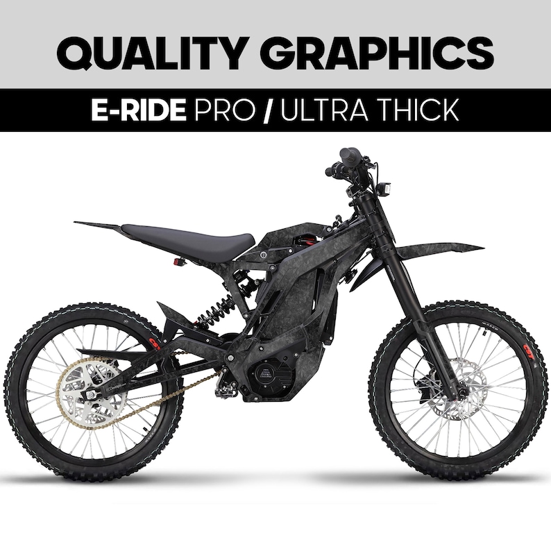 E-ride Pro Graphics Kit, CAMO E-ride Decals, Eride Pro Wrap, Eride Pro ...