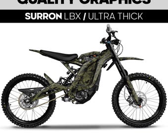 Sur-ron Light Bee X Graphics Kit - BOMBER Graphics Kit for Surron ...