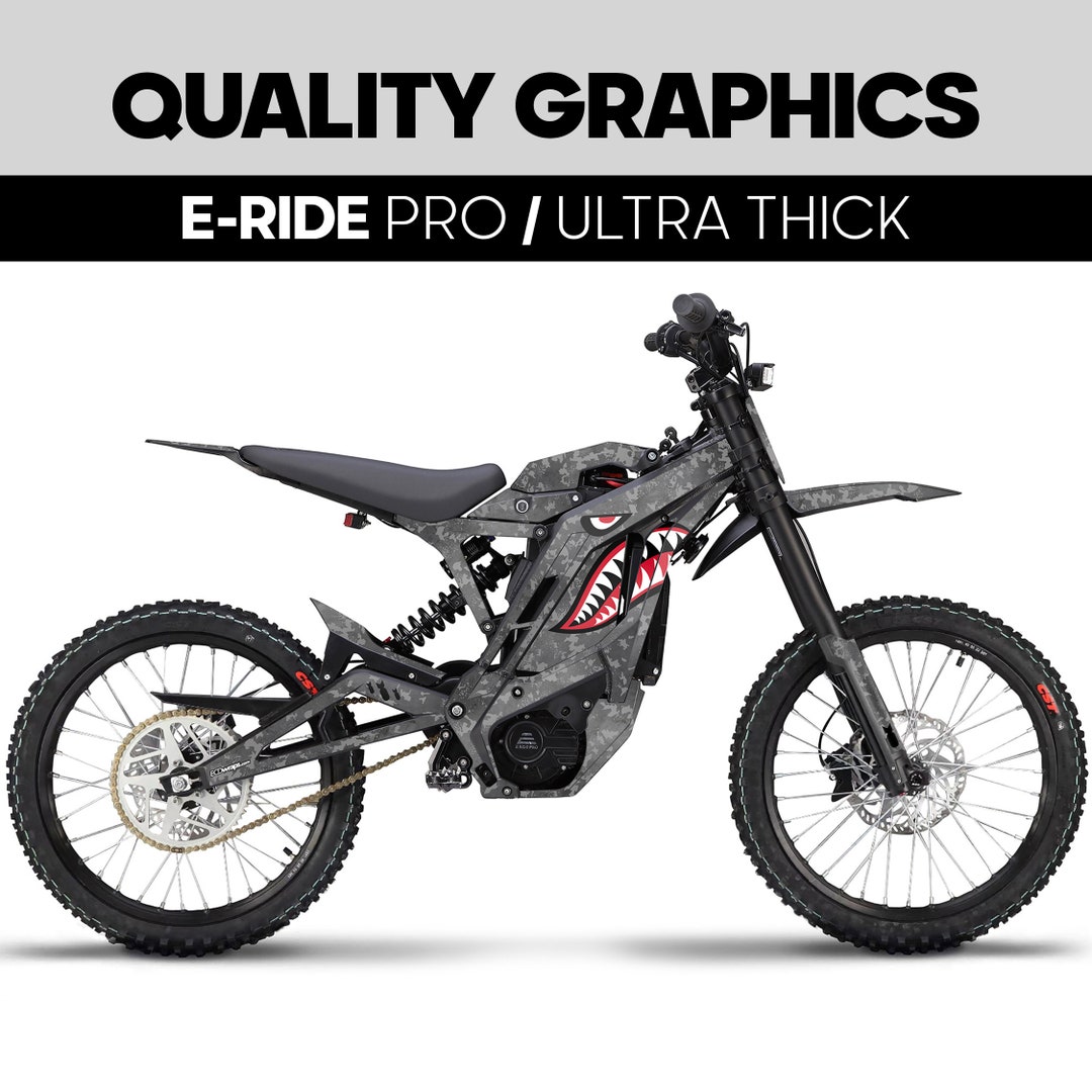 E-ride Pro Graphics Kit, BOMBER E-ride Decals, Eride Pro Wrap, Eride ...