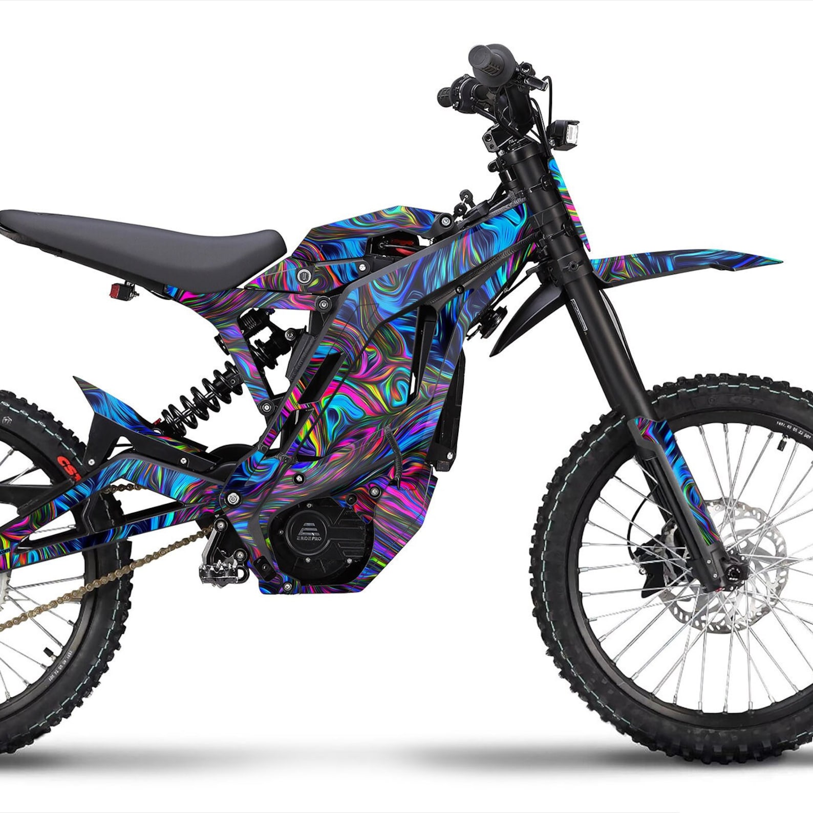 E-ride Pro Graphics Kit, Psycadelic E-ride Decals, Eride Pro Wrap ...