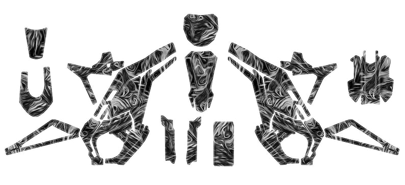 E-ride Pro Graphics Kit, Psycadelic E-ride Decals, Eride Pro Wrap ...