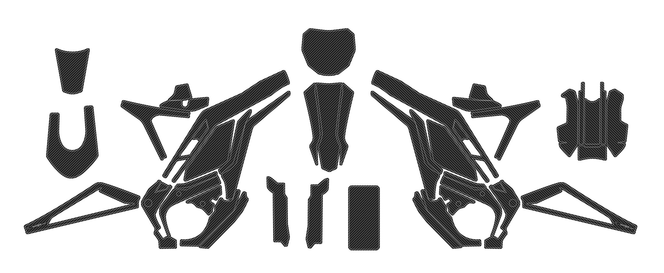 E-ride Pro Graphics Kit, CAMO E-ride Decals, Eride Pro Wrap, Eride Pro ...