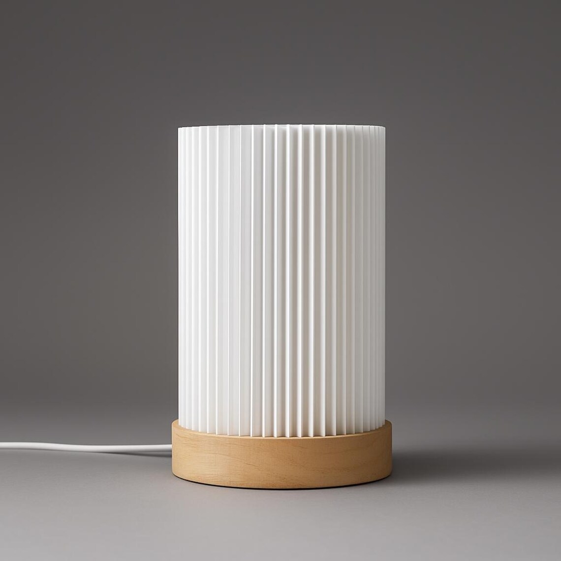 Warm LED Table Lamp – Cozy Ambient Light | 3D Printed & Handmade - Etsy